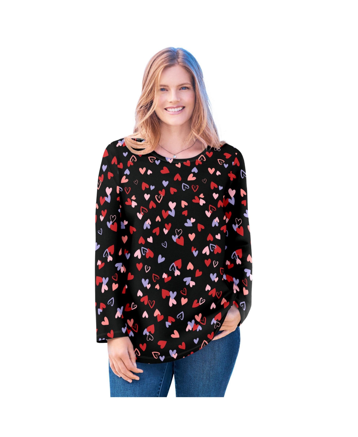 Click here for Woman Within Plus Size Within Perfect Printed Long... prices