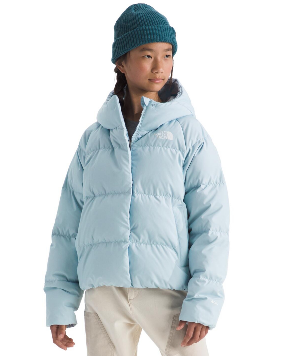 Click here for The North Face Girls 8-20 North Down Hooded Jacket... prices