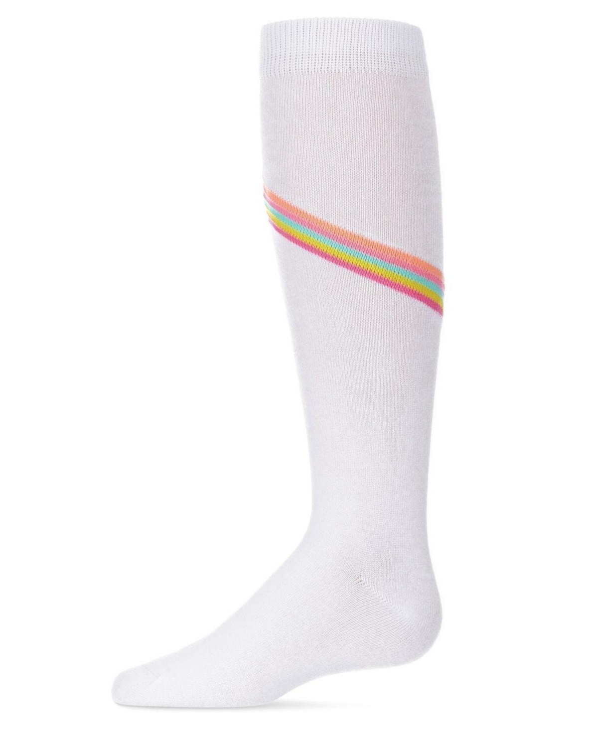Click here for Memoi V Stripe Lurex Cotton Blend Knee High Socks... prices