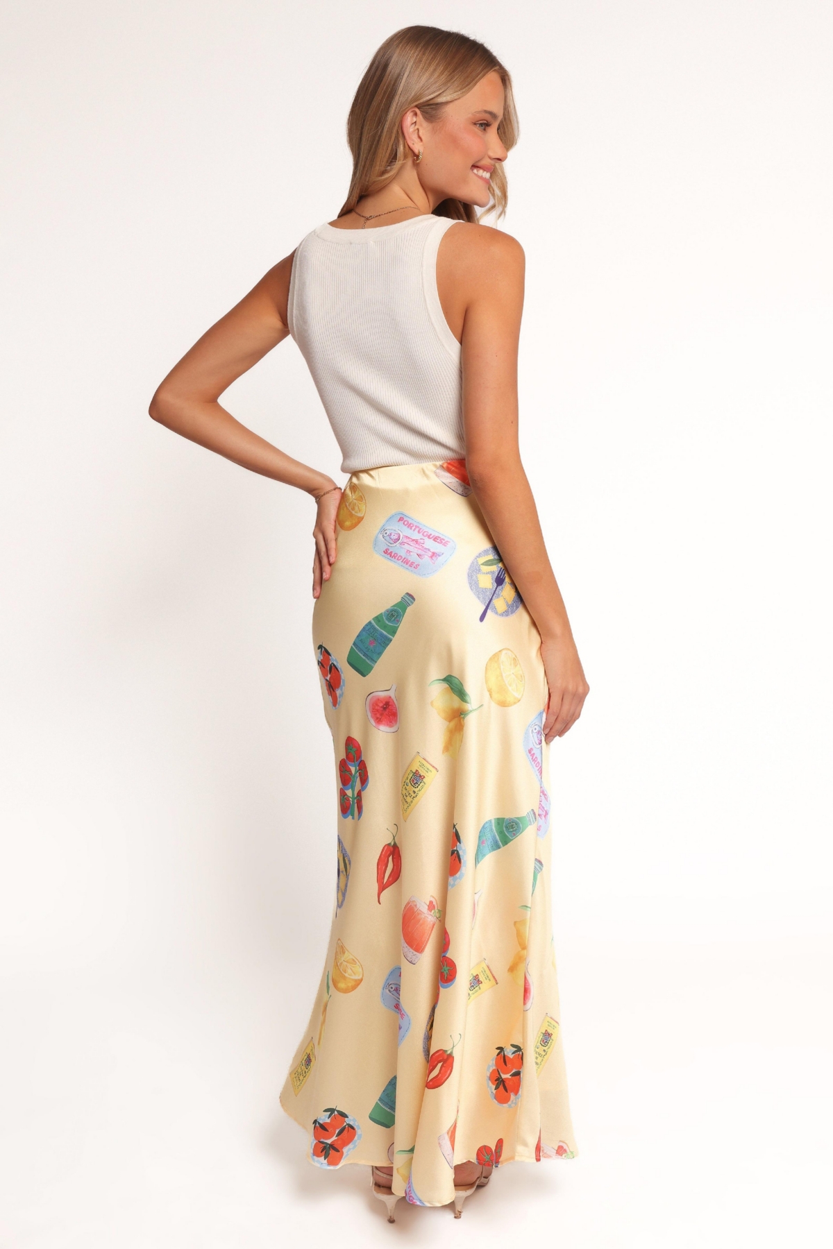 Click here for Petal and Pup Womens Kinsey Maxi Skirt - Yellow -... prices