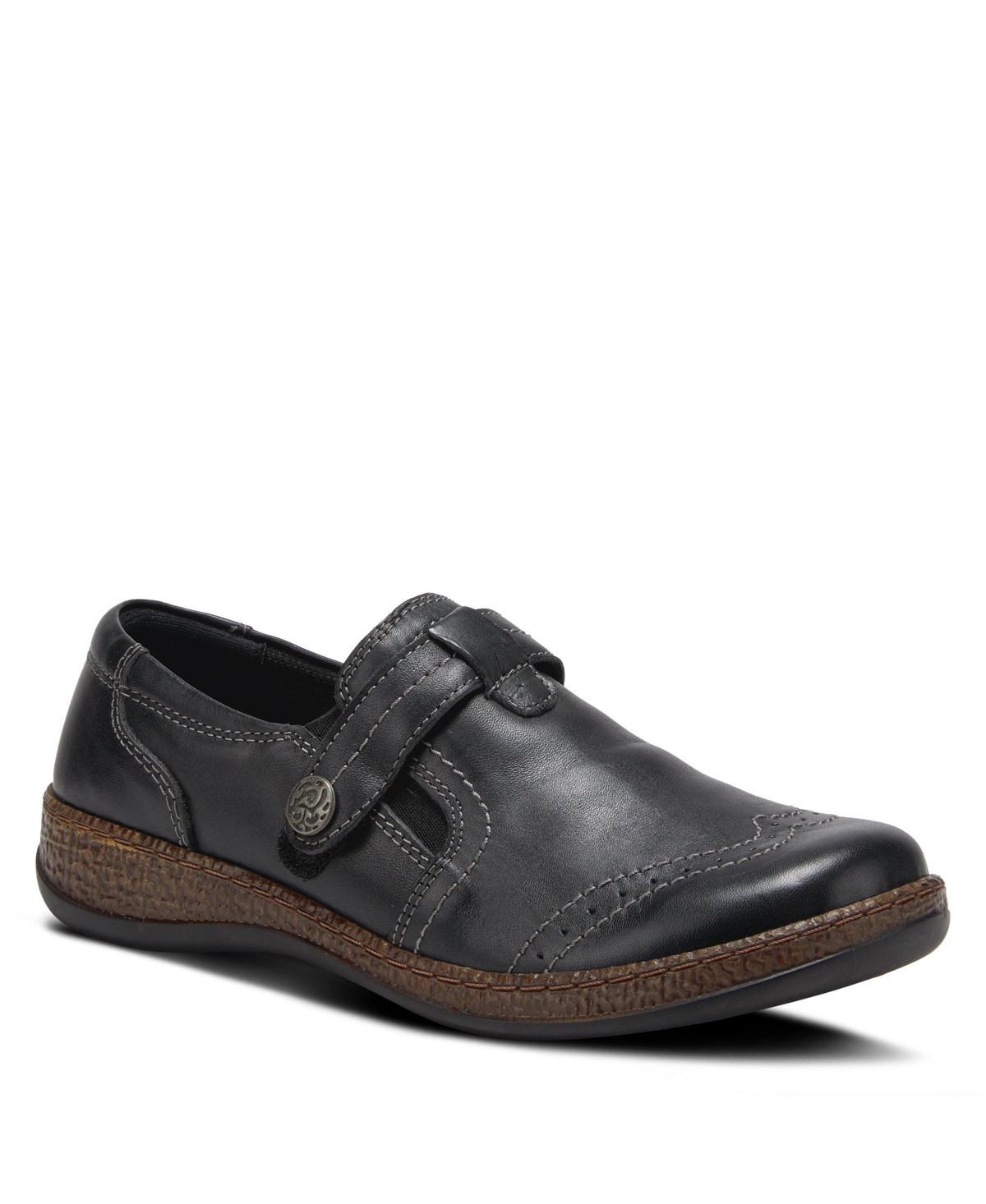 Click here for Spring Step Smolqua Leather Loafer with Adjustable... prices