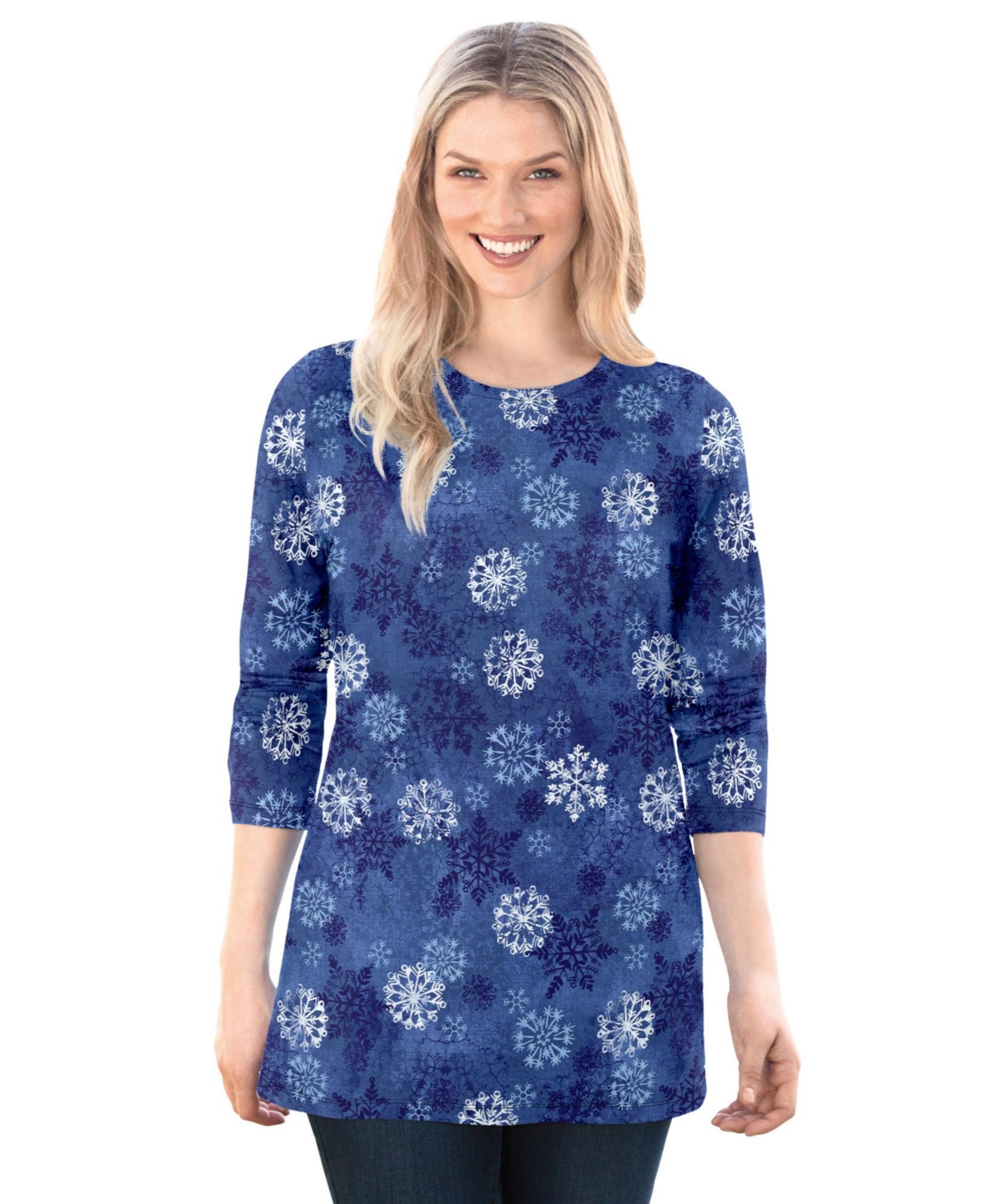 Click here for Woman Within Plus Size Within Perfect Printed Long... prices