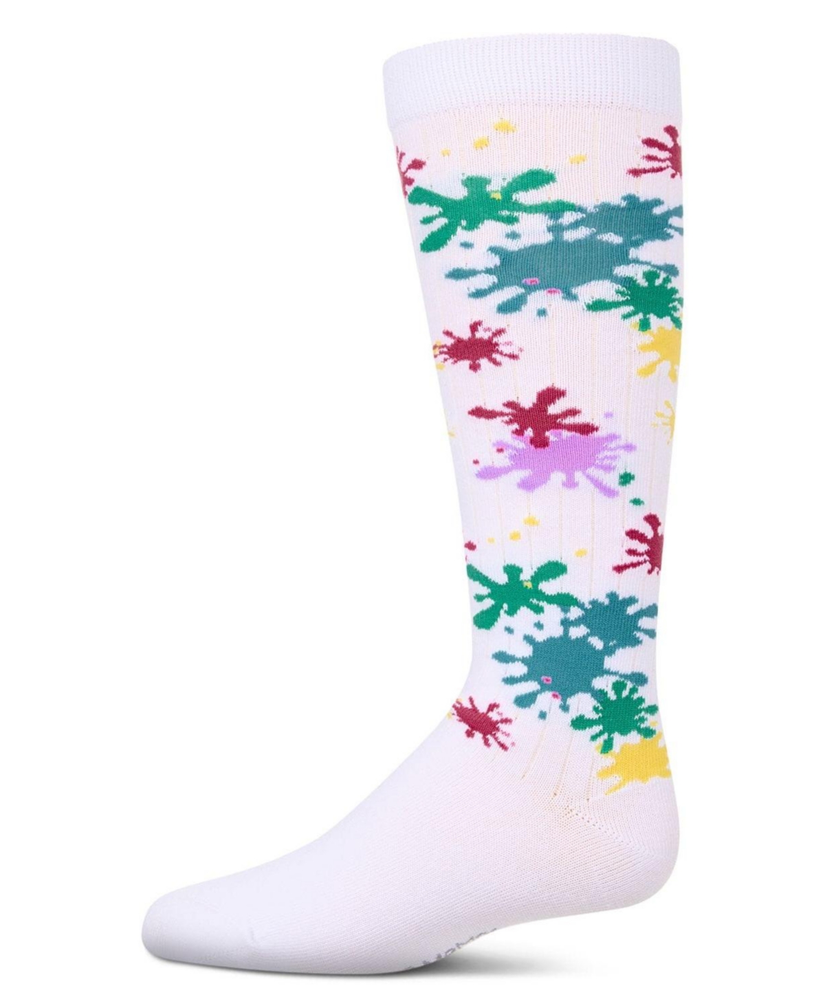 Click here for Memoi Girls Stretch Cotton Splatter Paint Knee Soc... prices