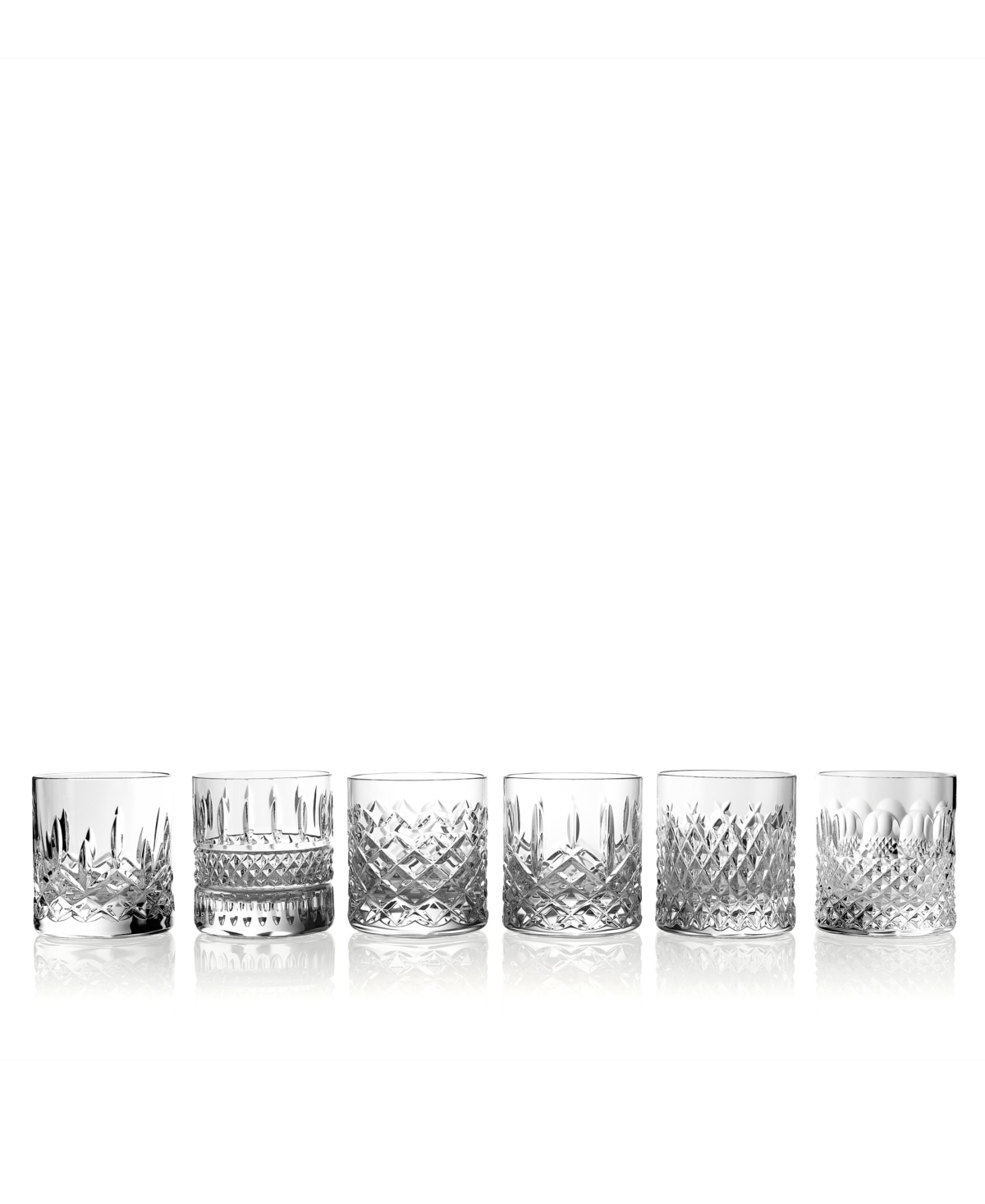 Waterford Connoisseur Straight Tumbler 6 oz  Set of 6 - Clear