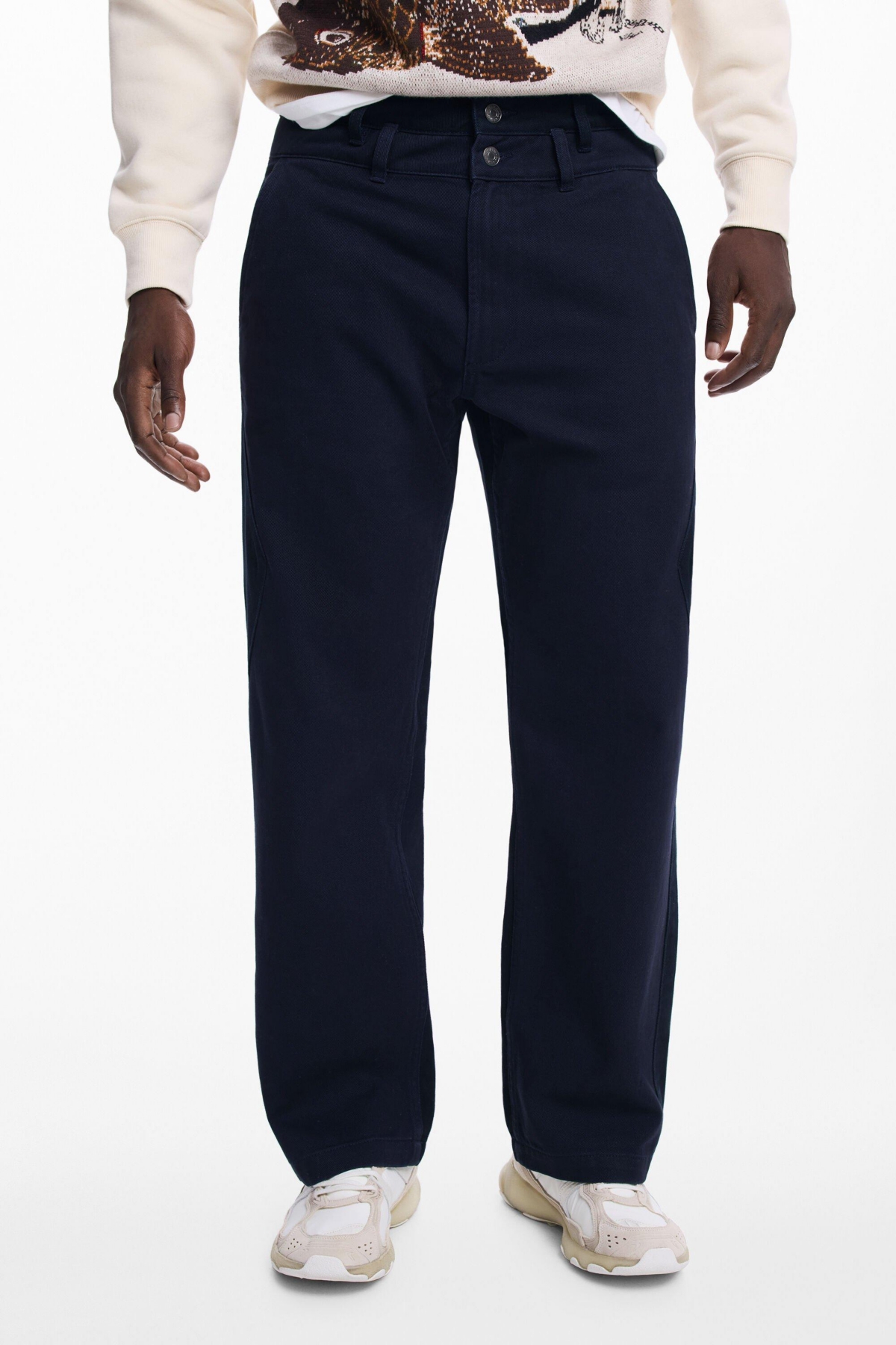 Click here for Desigual Mens Double waistband jeans - Blue prices