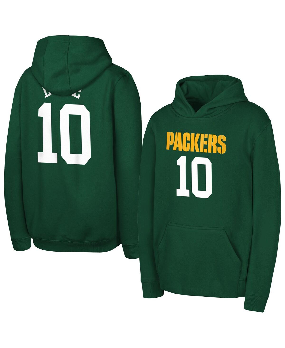 Click here for Outerstuff Big Boys and Girls Jordan Love Green Gr... prices