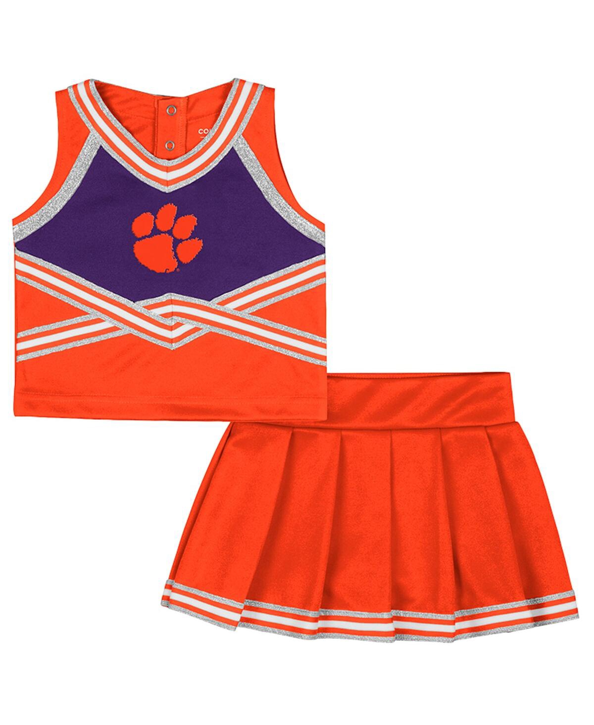 Click here for Colosseum Girls Toddler 2-Piece Orange Clemson Tig... prices