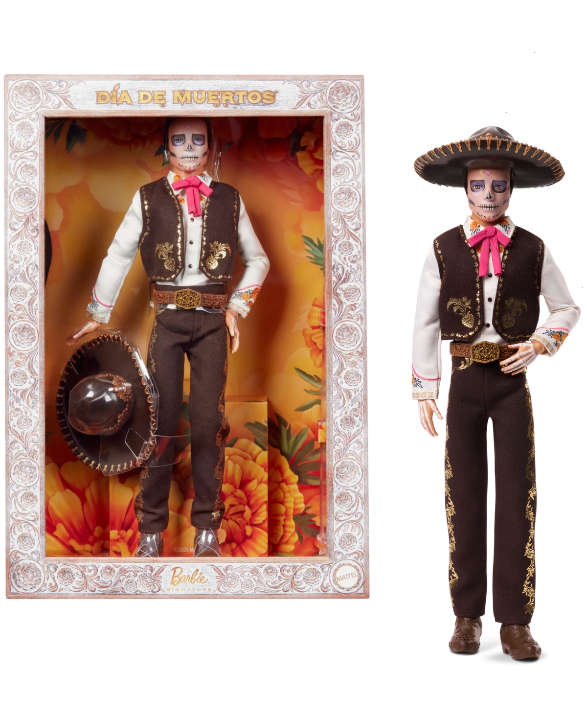 Click here for Barbie Ken Dia de Muertos Doll - Multicolor prices
