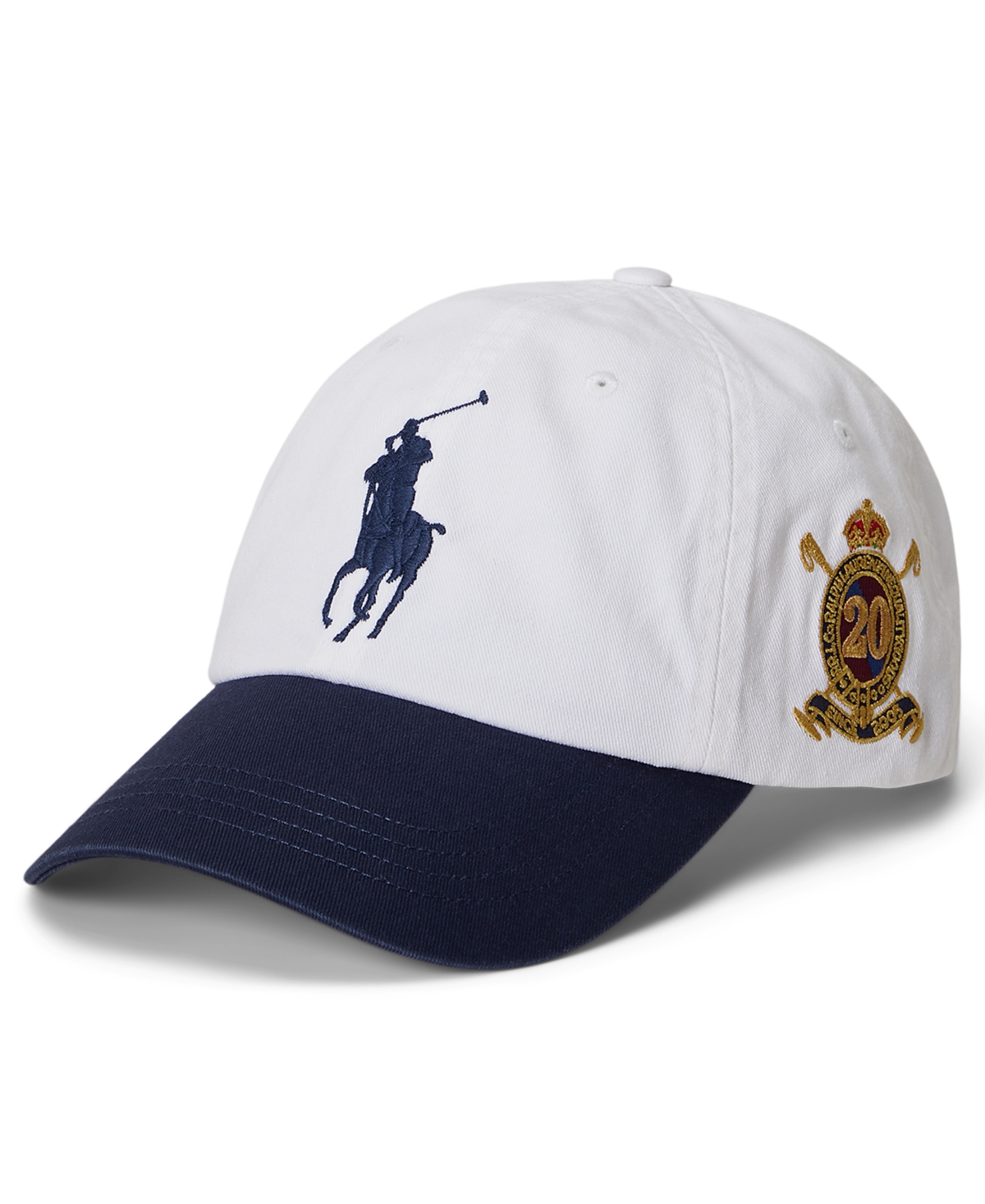 Polo Ralph Lauren Mens Chino Cap - Ceramic White/Newport