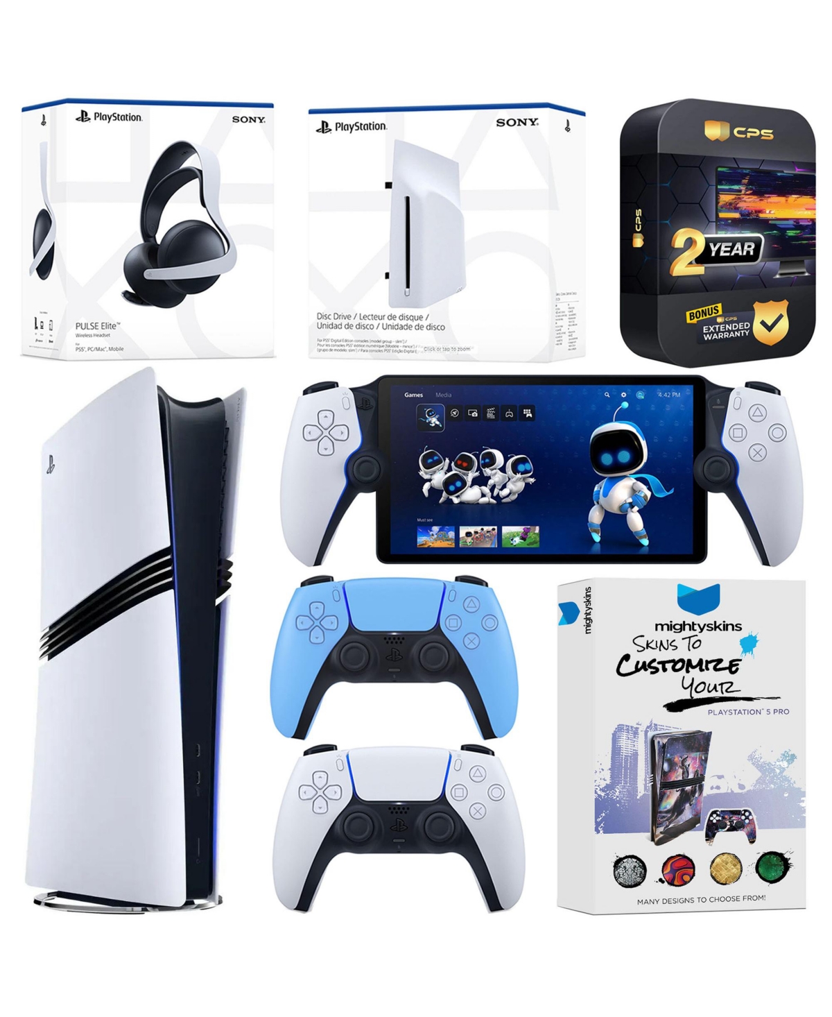 Click here for Sony PlayStation 5 Pro Digital Bundle with Disc Dr... prices