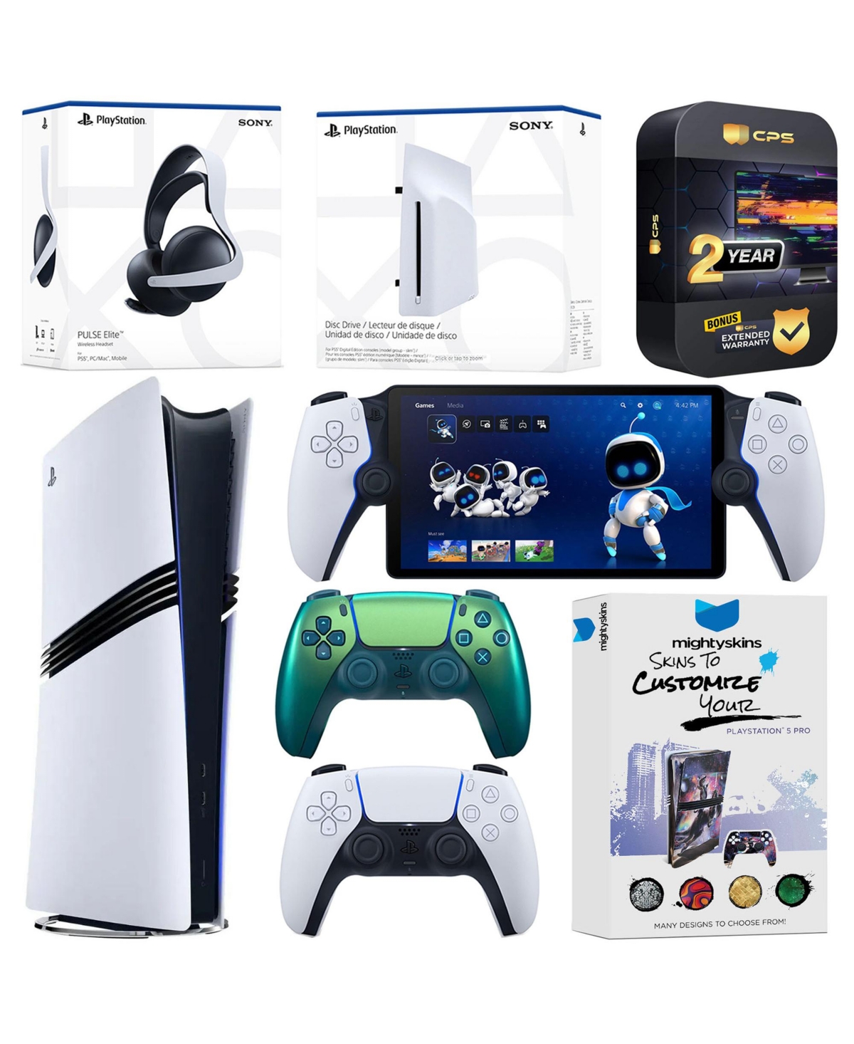 Click here for Sony PlayStation 5 Pro Digital Bundle with Disc Dr... prices