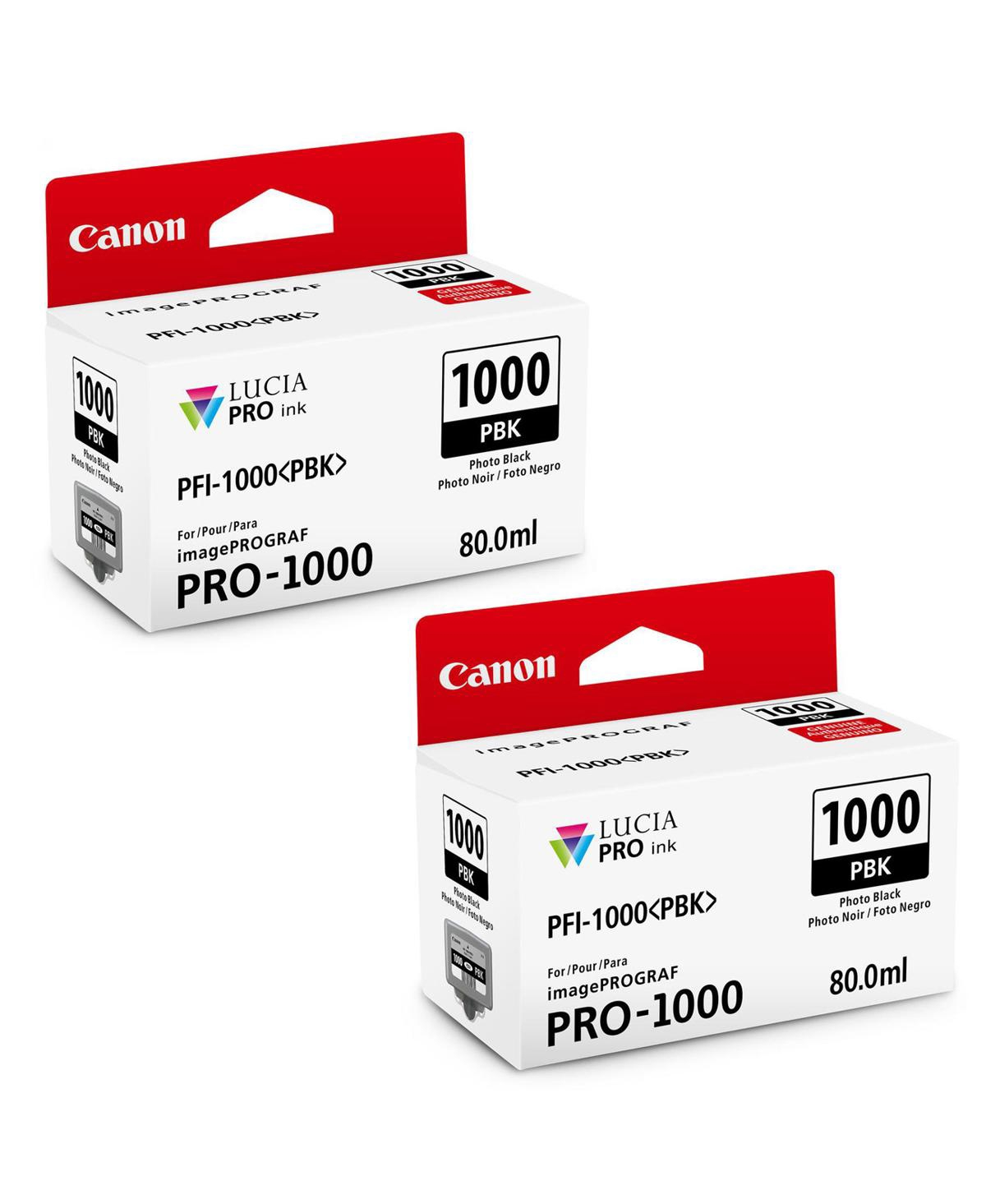 Click here for Canon 2 Pack Pfi-1000 Pbk Photo Black Lucia Pro in... prices
