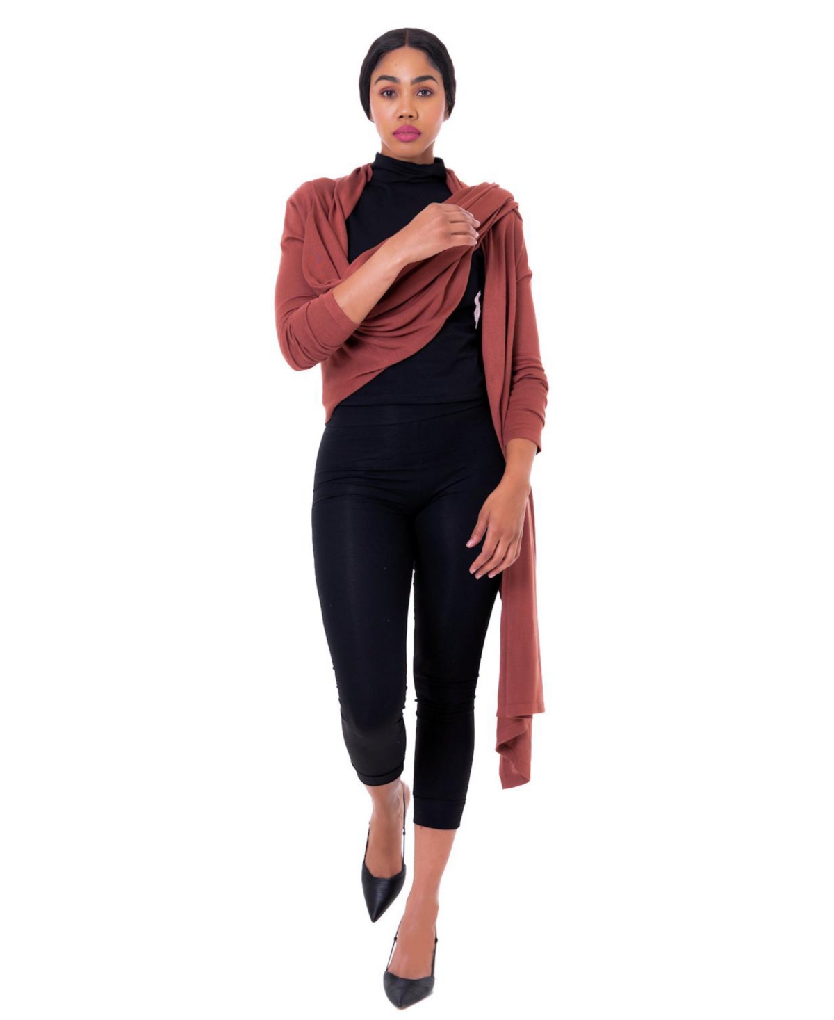 Click here for Dai Moda Womens Dm Cat Wrap Shawl - Copper prices