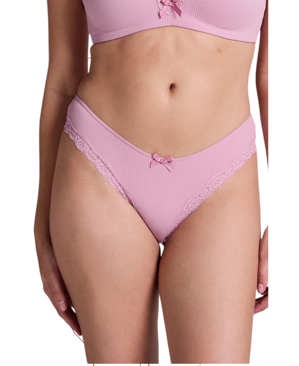 Click here for Hunkemoller Womens Lola Brazilian - Pink prices