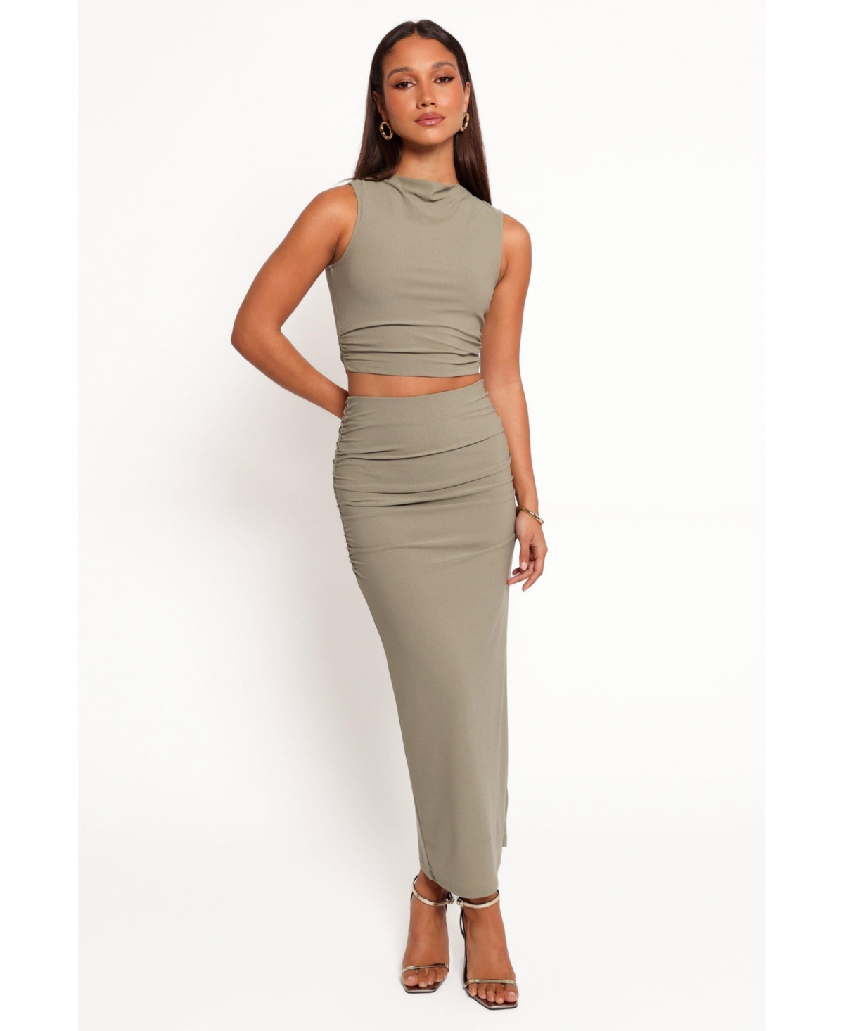 Click here for Petal and Pup Womens Mattie Two Piece Set - Green prices