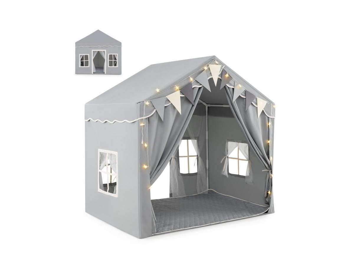 Click here for Large Play Tent House for 3-4 Kids with 2 Doors &... prices
