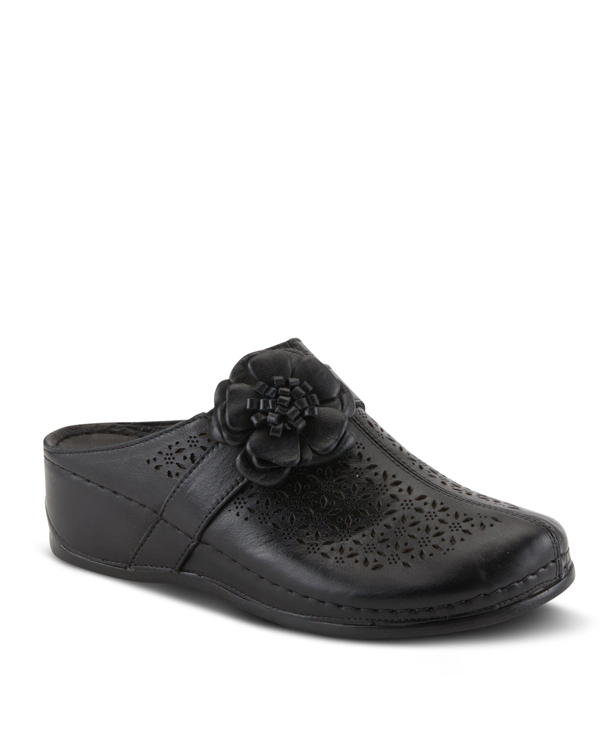Click here for Spring Step Lilybean Leather Perforated Clogs with... prices