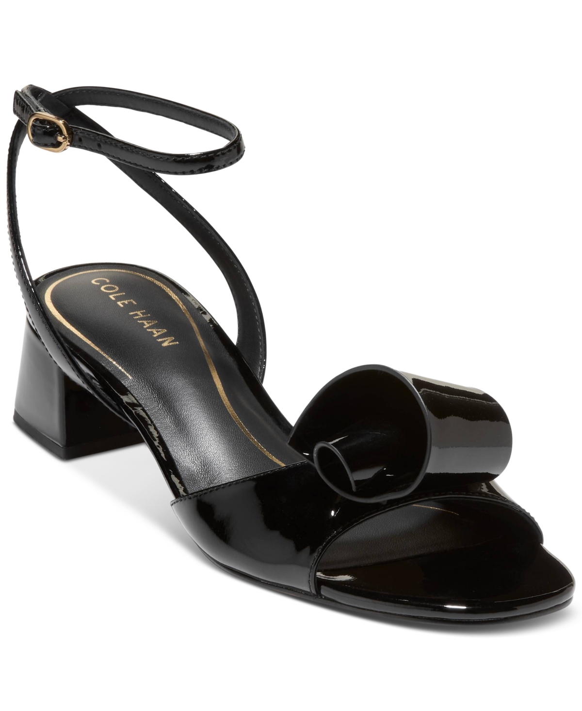 Click here for Cole Haan Womens Florette Block Heel Sandals - Bla... prices