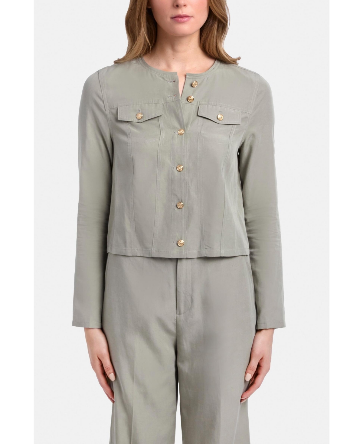 Click here for Capsule 121 Womens The Golden Jacket - Grey/Sage prices