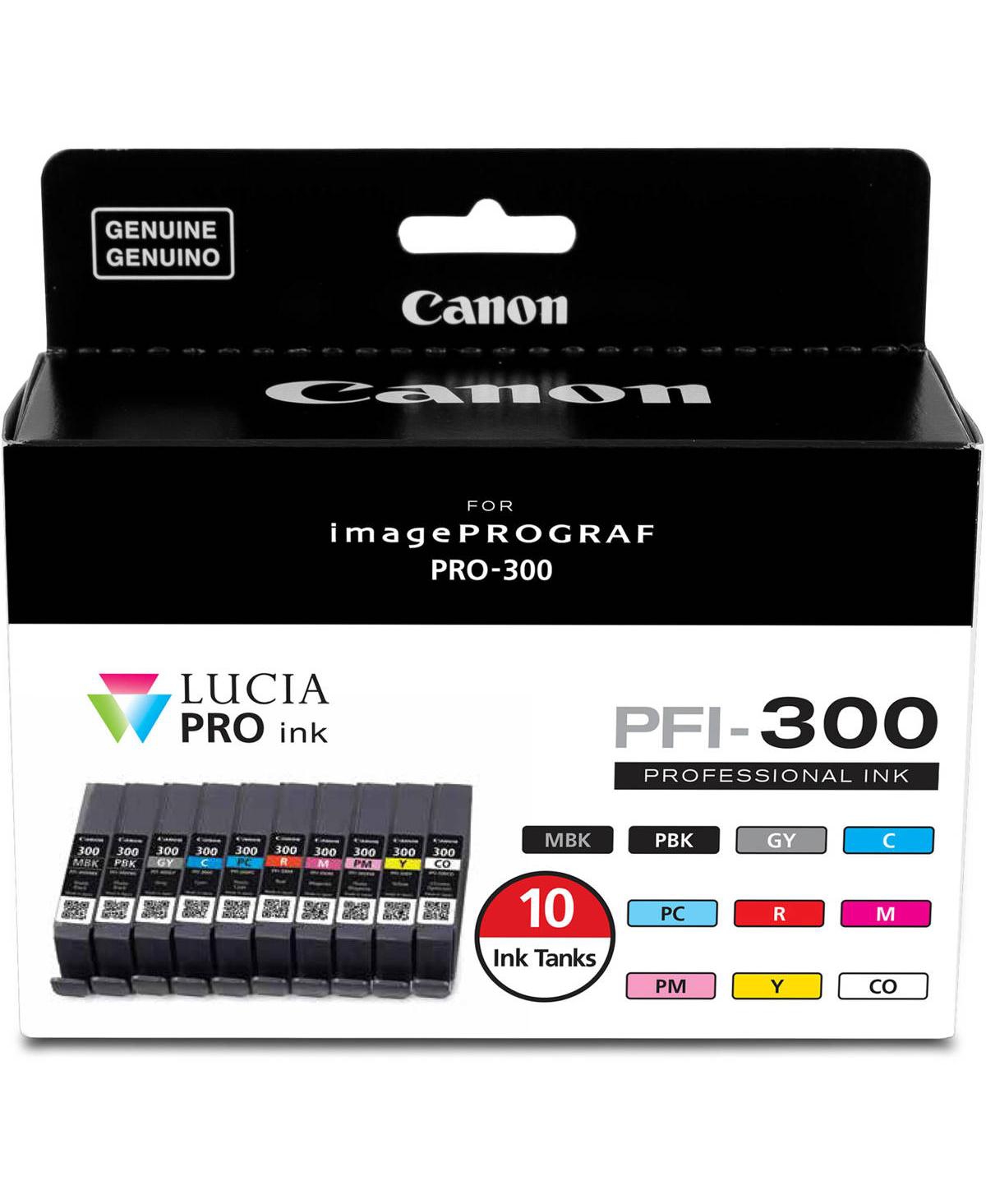 Click here for Canon Pfi-300 14.4ml 10 Color Ink Pack prices