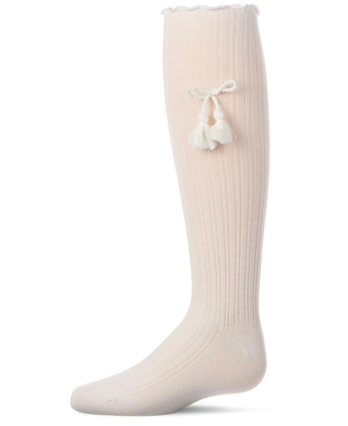 Click here for MeMoi Big Girls Cotton-Rich Tassle-Bow-Trimmed Let... prices