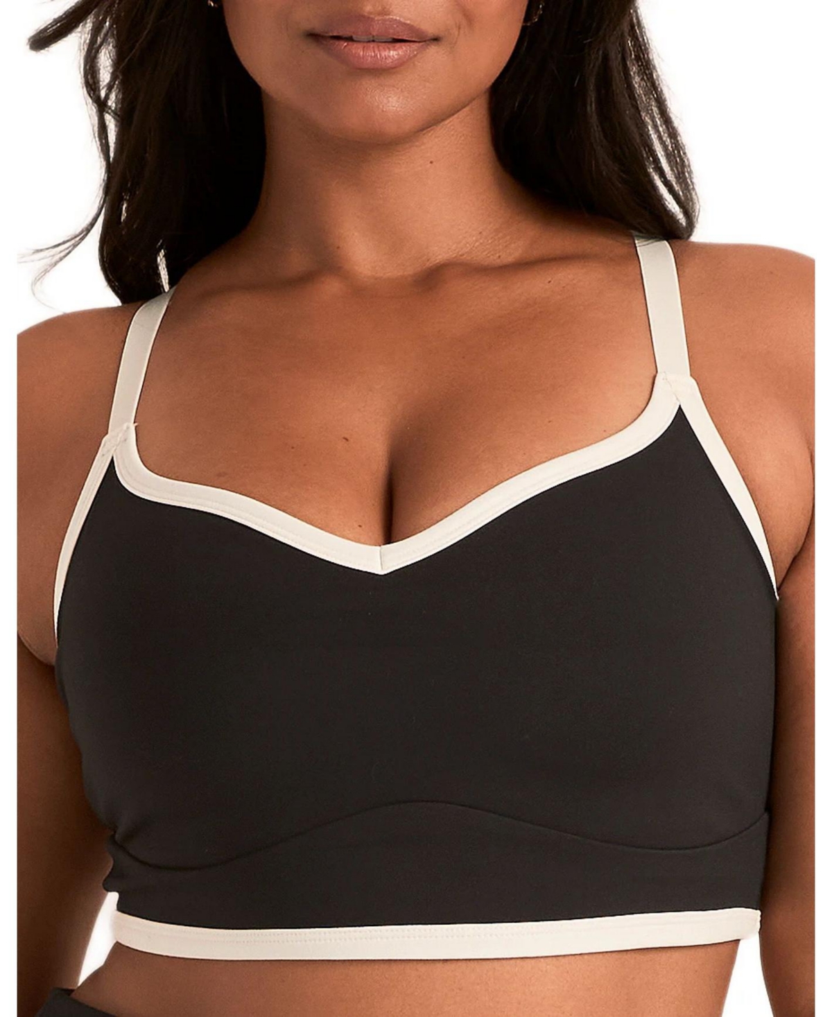 Click here for Adore Me Plus Size Clarity Sports Bra - Black prices