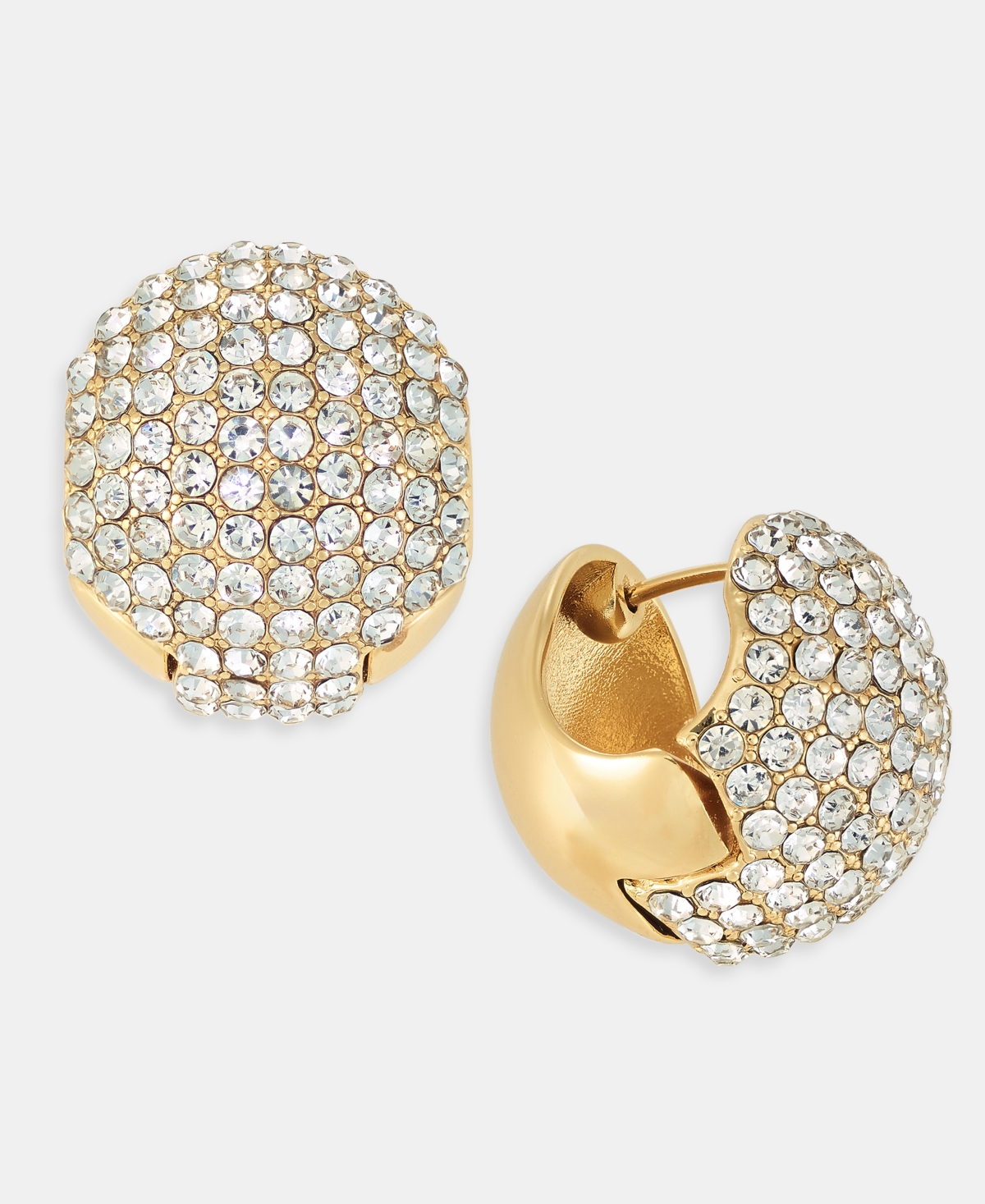 Click here for On 34th Small Pave Huggie Hoop Earrings  0.8  Macy... prices
