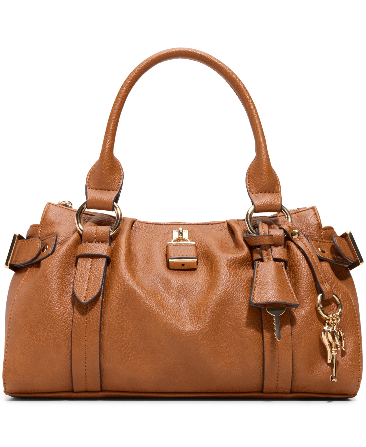 Click here for Aldo Alosaa Medium Satchel Bag - Mix Mat Tan prices