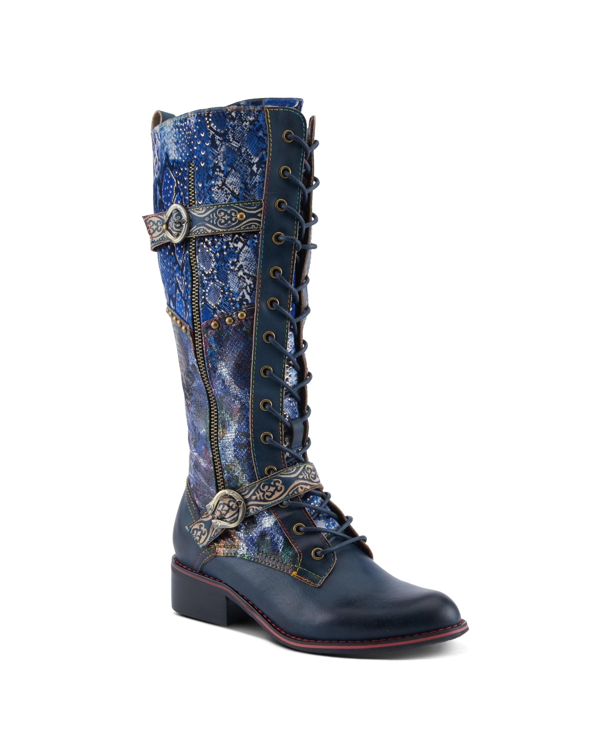 Click here for LArtiste Womens Vaneyck Hand-Painted Tall Boots wi... prices