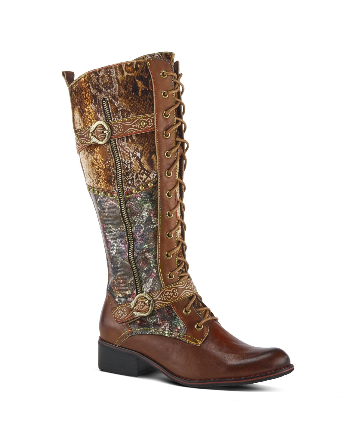 Click here for LArtiste Womens Vaneyck Hand-Painted Tall Boots wi... prices