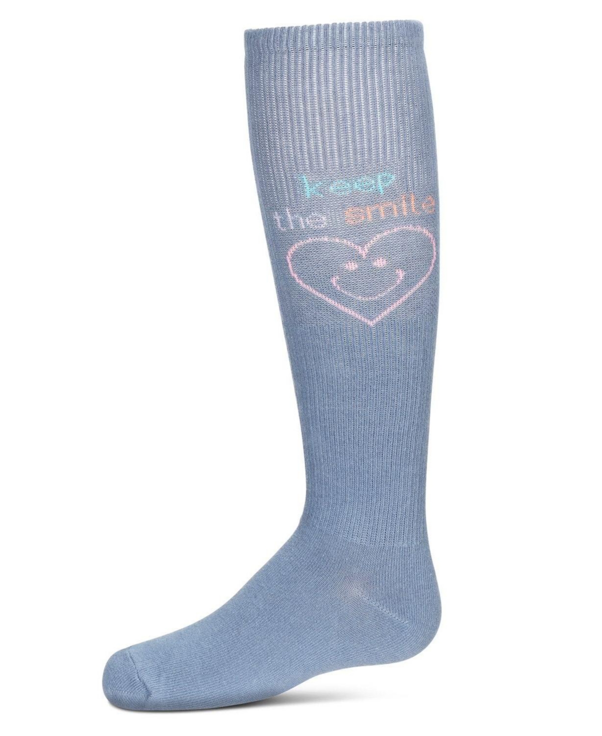 Click here for Memoi Big Girls Keep The Smile Knee High Socks - B... prices
