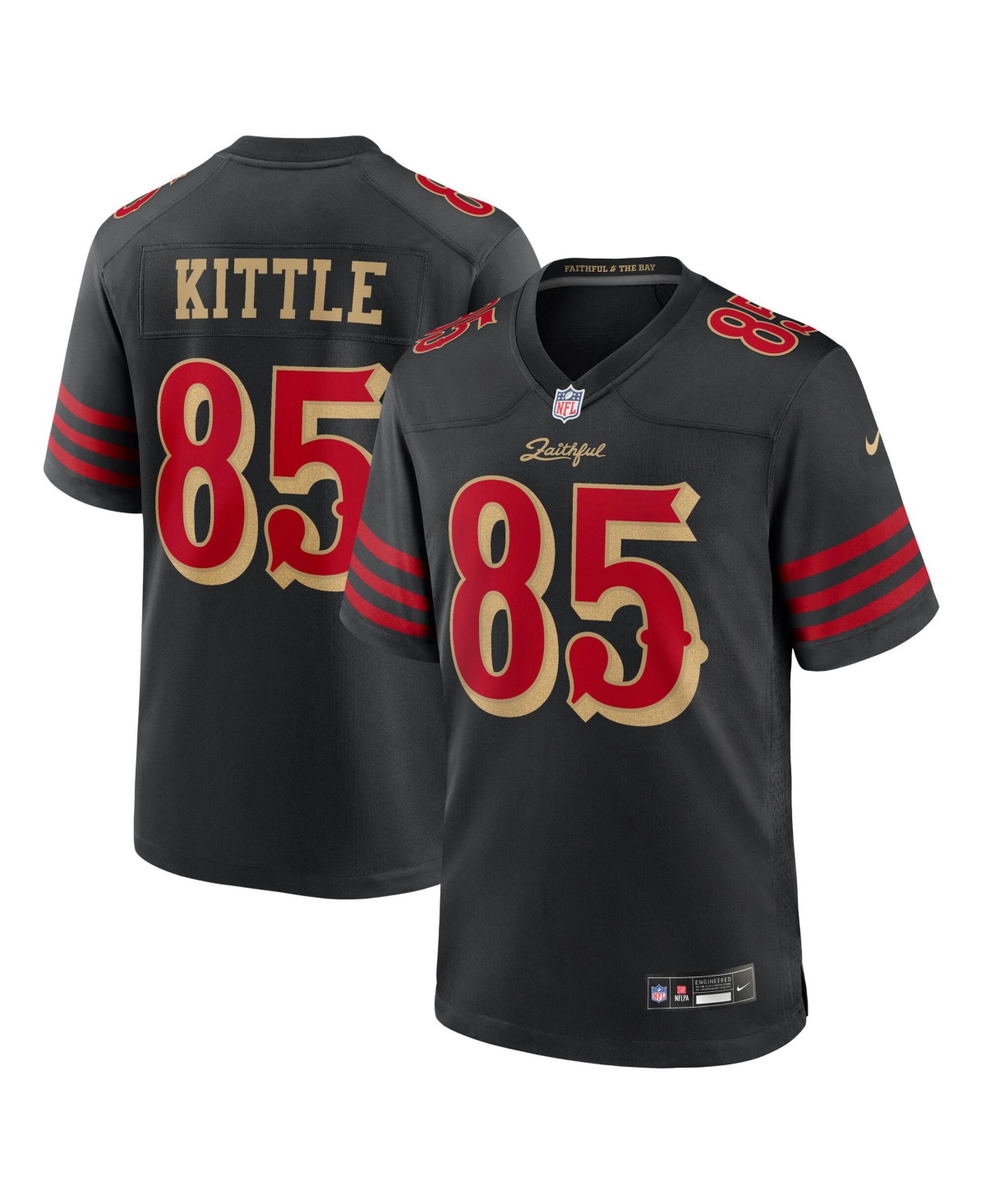 Click here for Nike Mens George Kittle Black San Francisco 49ers... prices