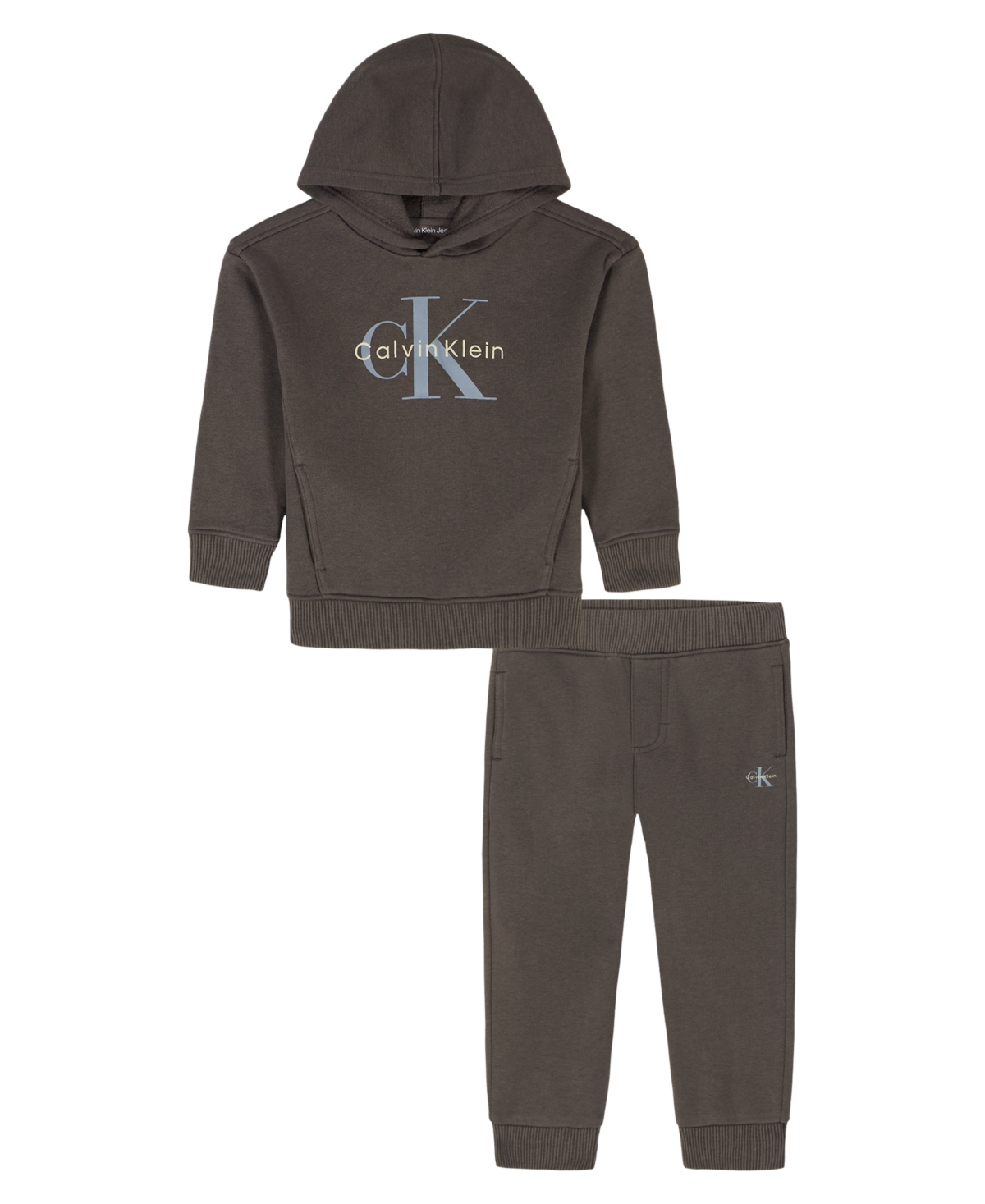 Click here for Calvin Klein Boys 2T-7 2-Piece Hoodie and Pants Se... prices