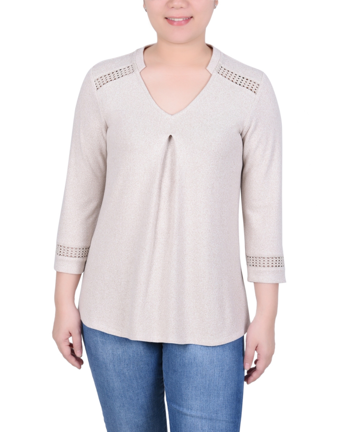 Click here for Ny Collection Womens Long Sleeve Swing Tunic Top -... prices