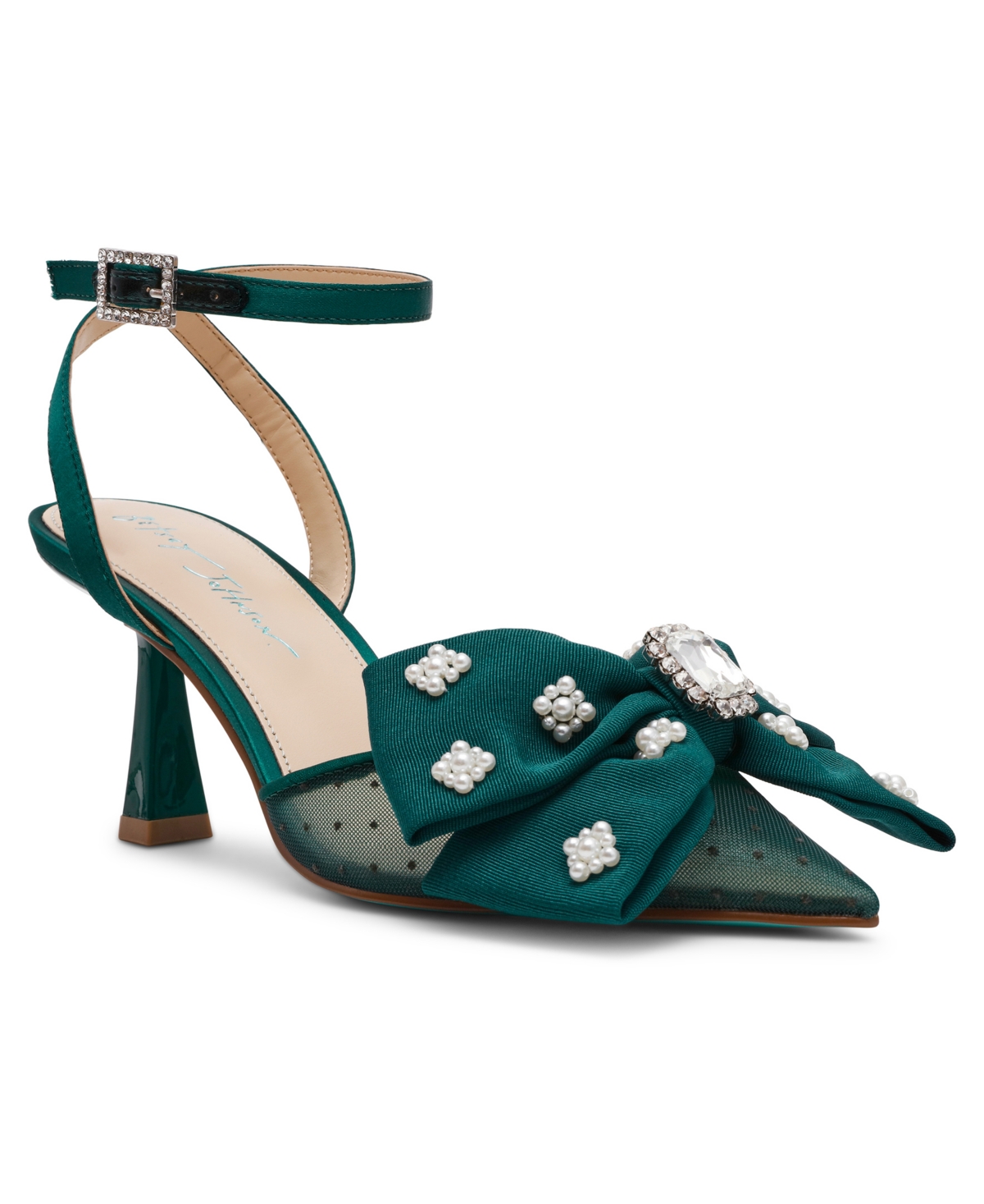 Click here for Betsey Johnson Womens Mark Bow Pumps - Emerald prices