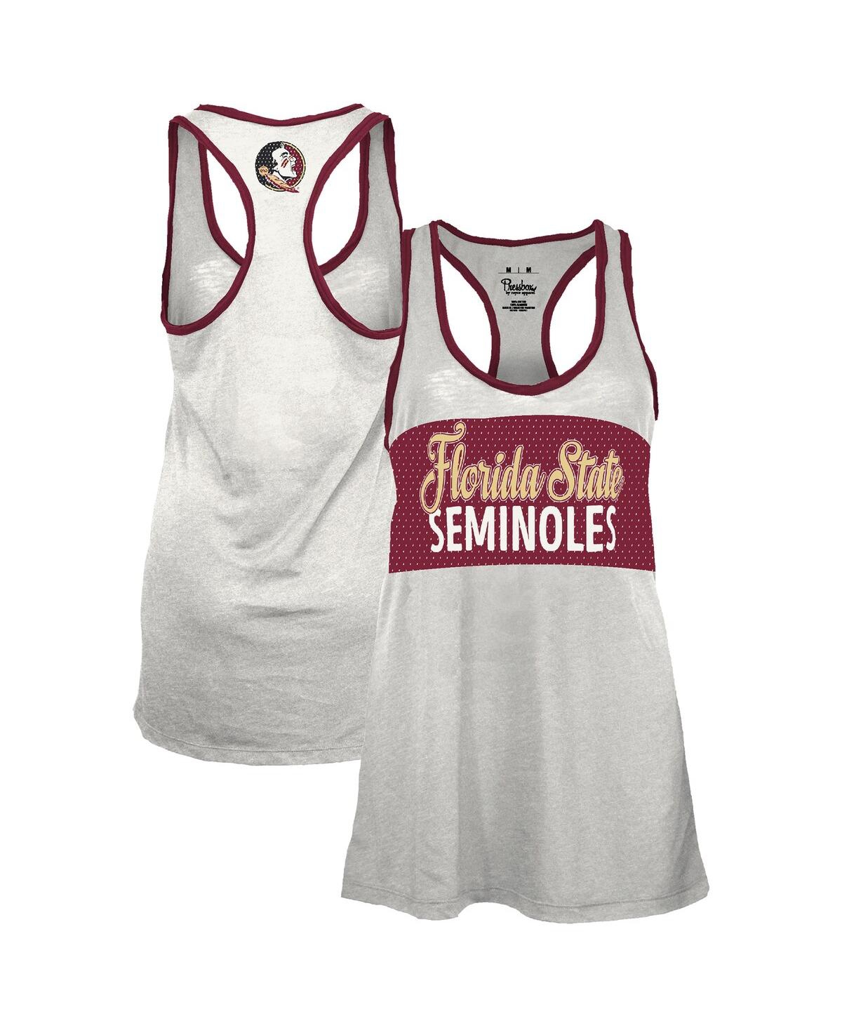 Click here for Pressbox Womens White/Garnet Florida State Seminol... prices