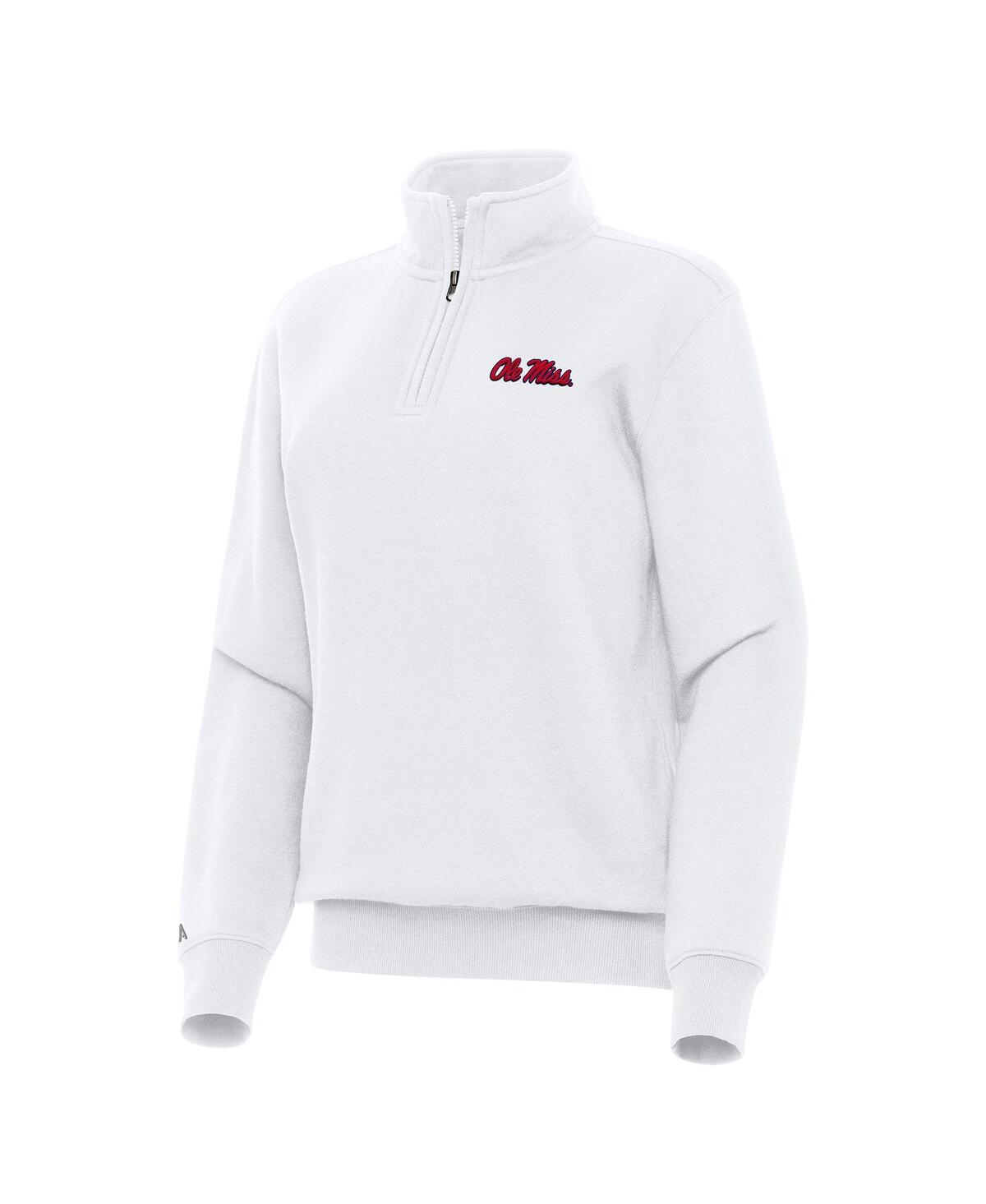 Click here for Antigua Womens White Ole Miss Rebels Victory Quart... prices