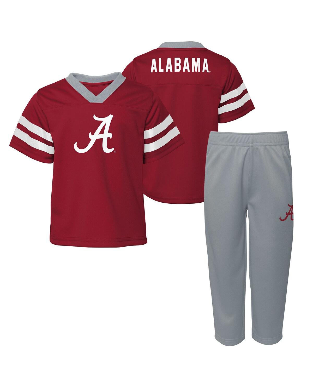 Click here for Outerstuff Toddler 2-Piece Crimson/Gray Alabama Cr... prices