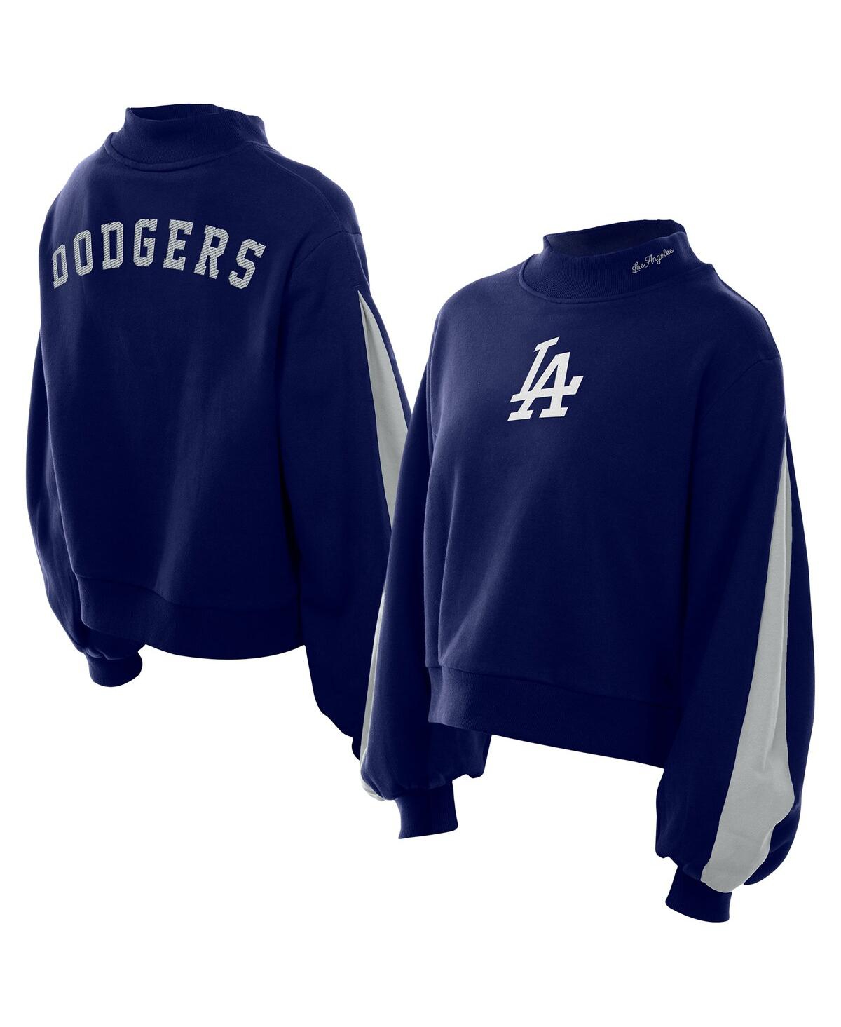 Click here for New Era Mens Navy Los Angeles Dodgers Mock Neck Ba... prices