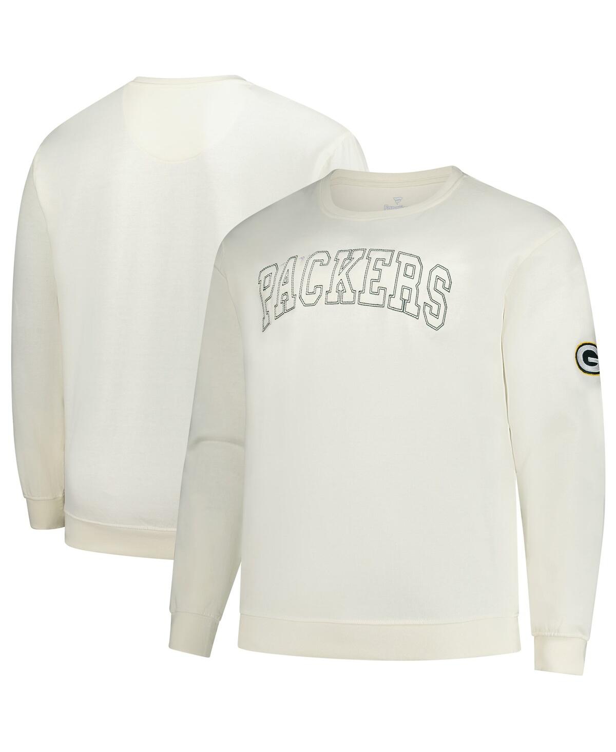 Click here for Profile Mens Cream Green Bay Packers Big Tall Flee... prices