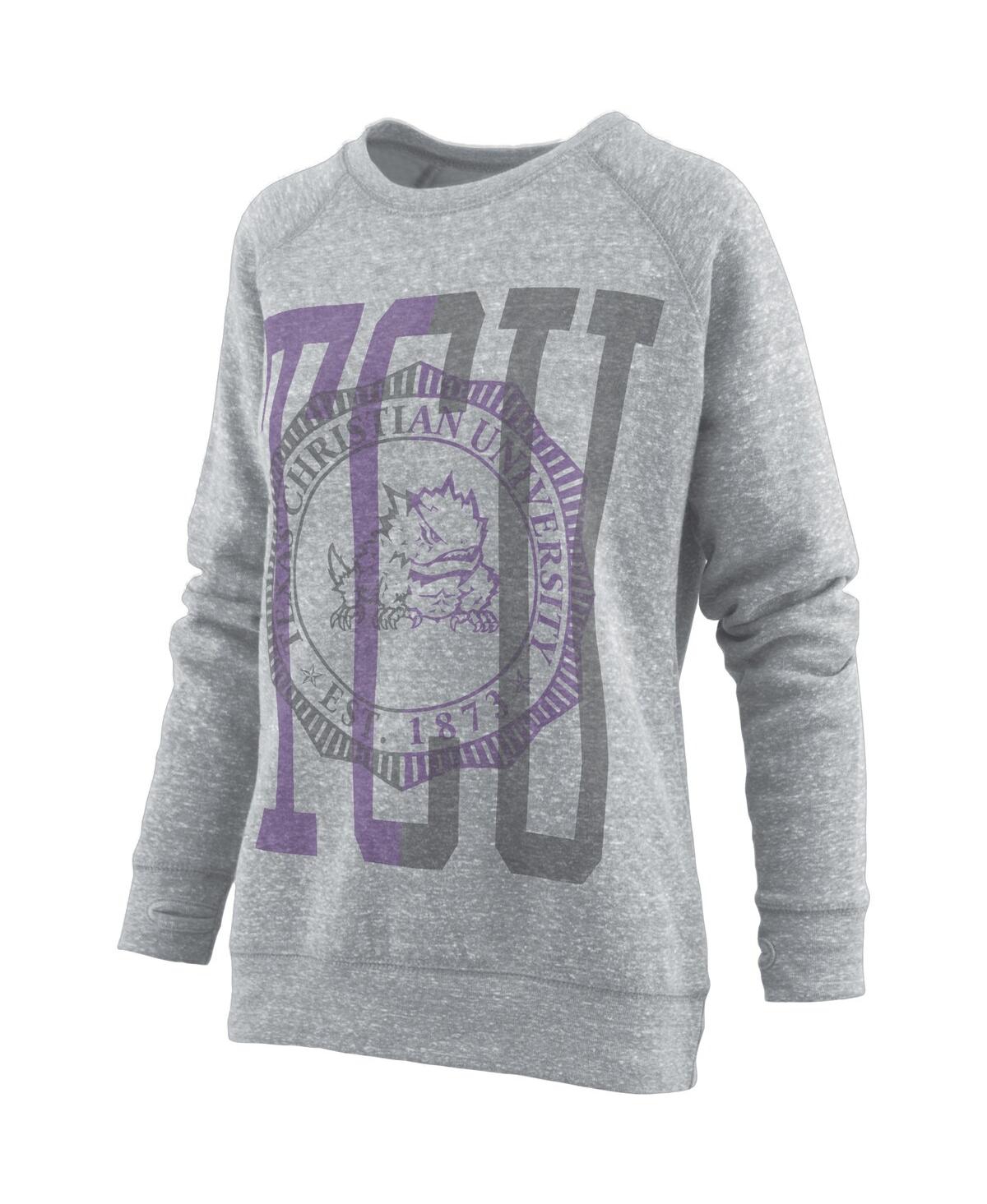 Click here for Pressbox Womens Heather Gray Tcu Horned Frogs Knob... prices