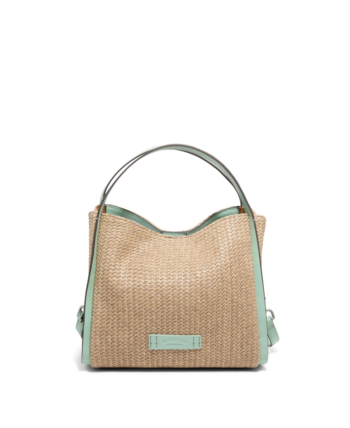 Click here for Auburn Convertible Crossbody - Aquamarine Raffia prices