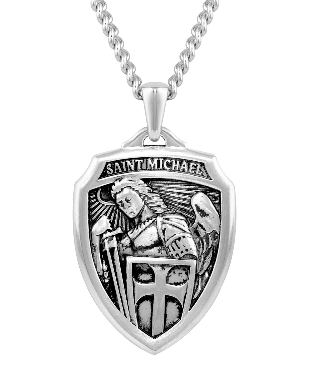Click here for Vincero Mens St. Michael Pendant – 925 Ster... prices