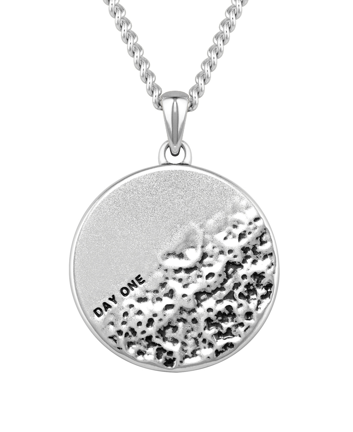 Click here for Vincero Mens Day One Pendant in Rhodium-Plated Ste... prices