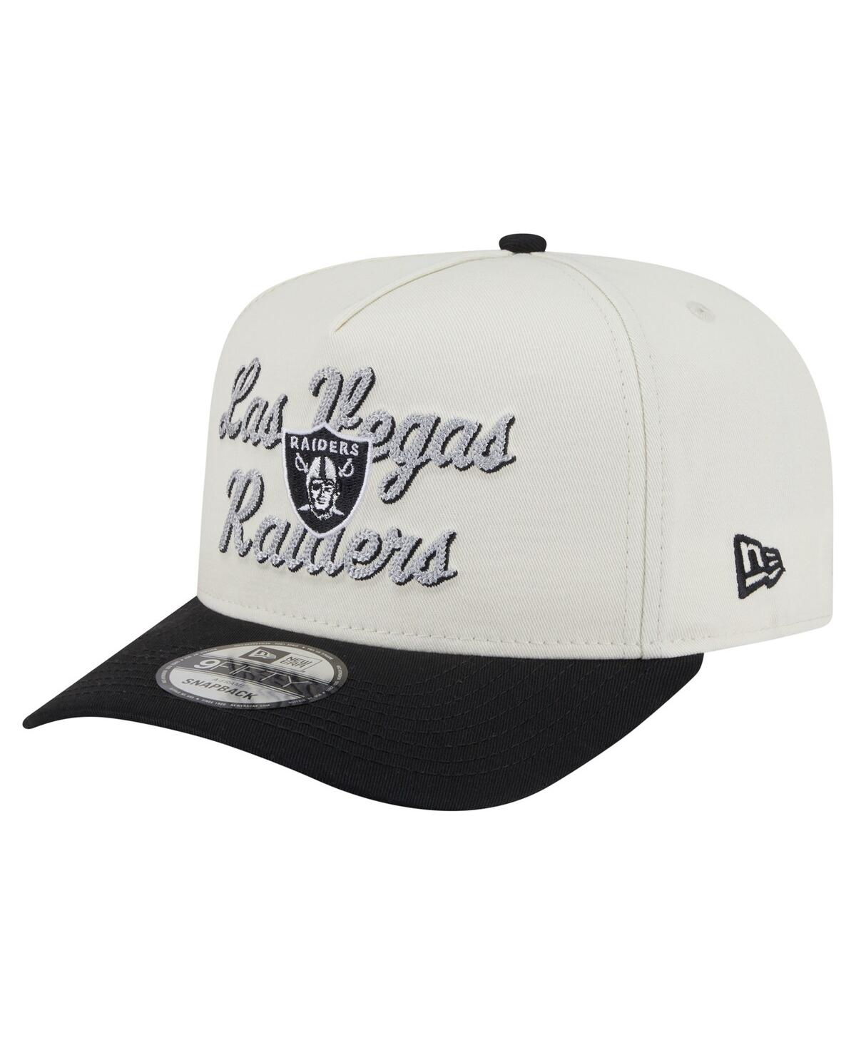 Click here for New Era Mens Cream/Black Las Vegas Raiders Chainst... prices