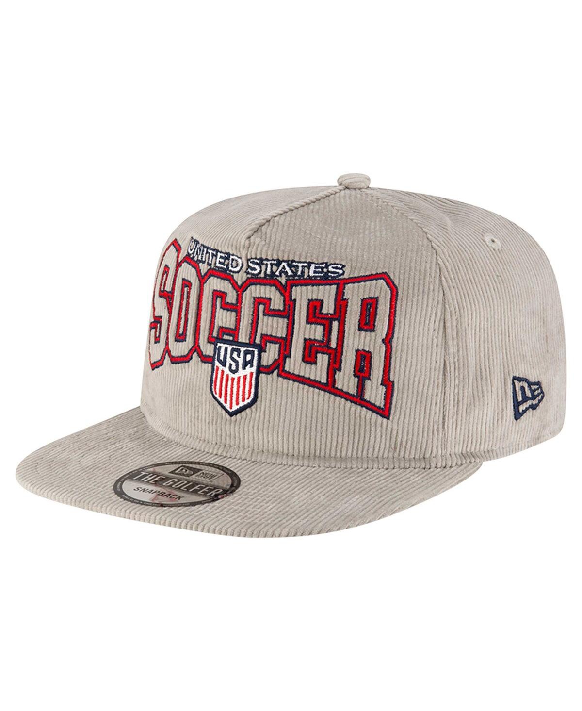 Click here for New Era Mens Gray Usmnt Corduroy Golfer Adjustable... prices