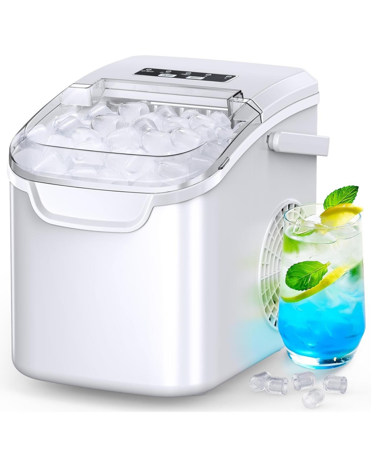 Click here for Cowsar Countertop Ice Maker Machine  8 Ice Cubes i... prices