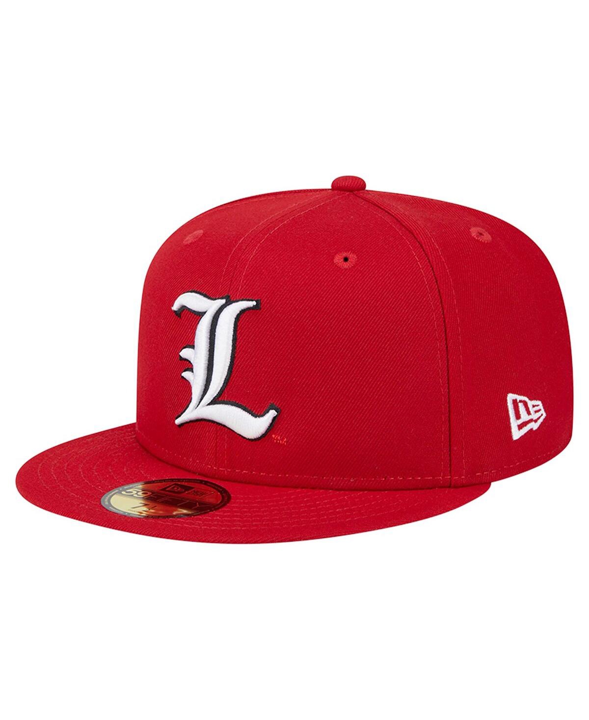 Click here for New Era Mens Red Louisville Cardinals 59FIFTY Fitt... prices