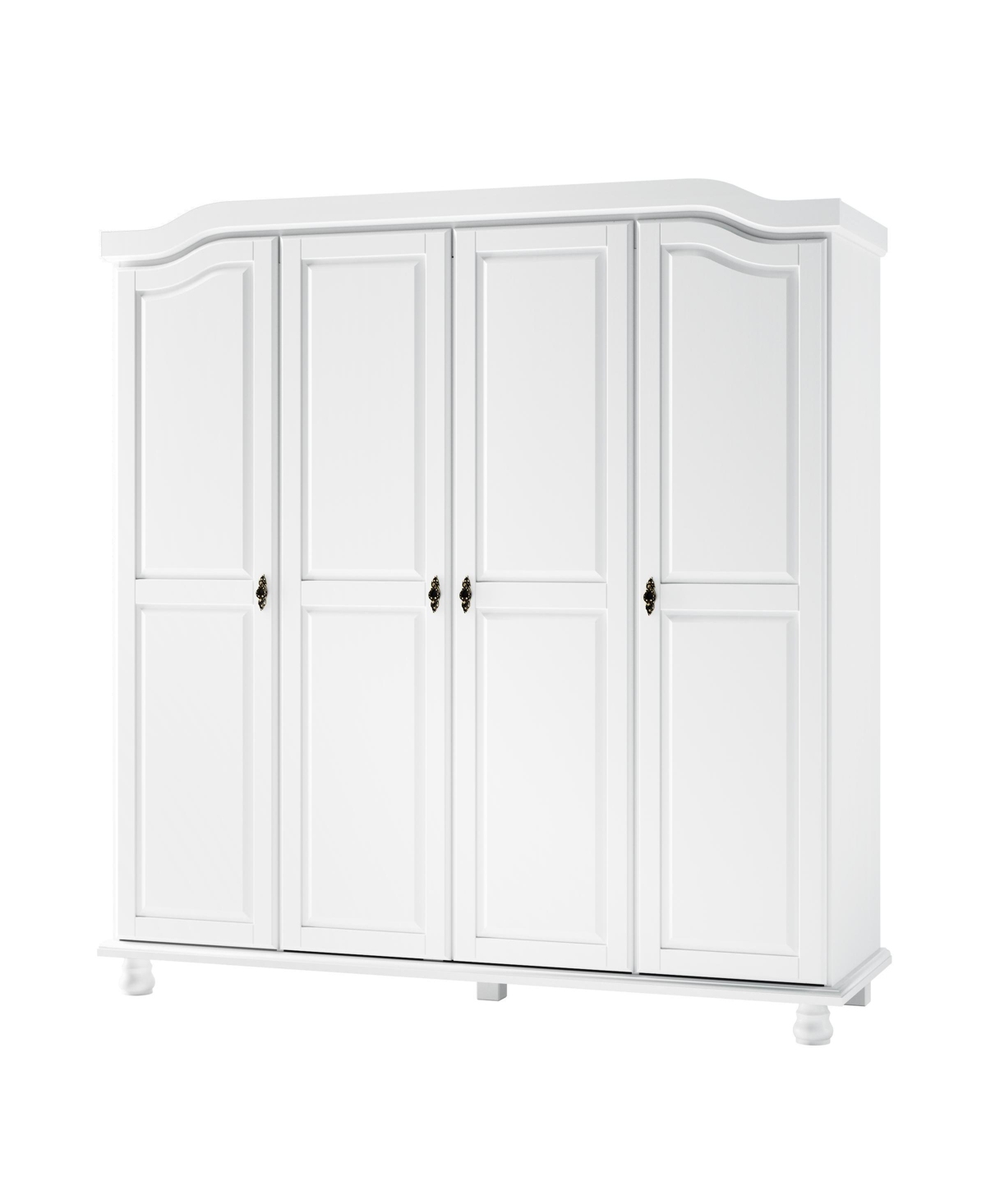 Click here for Palace Imports 100 Solid Wood Kyle 4-Door Wardrobe... prices