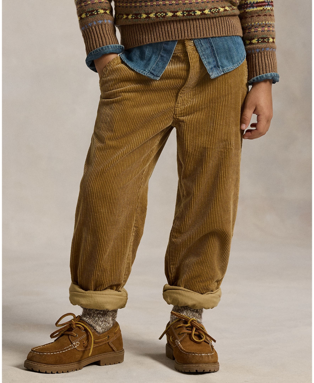 Polo Ralph Lauren Toddler & Little Boys 2T-7 Straight Fit Pants - Jodphur Tan